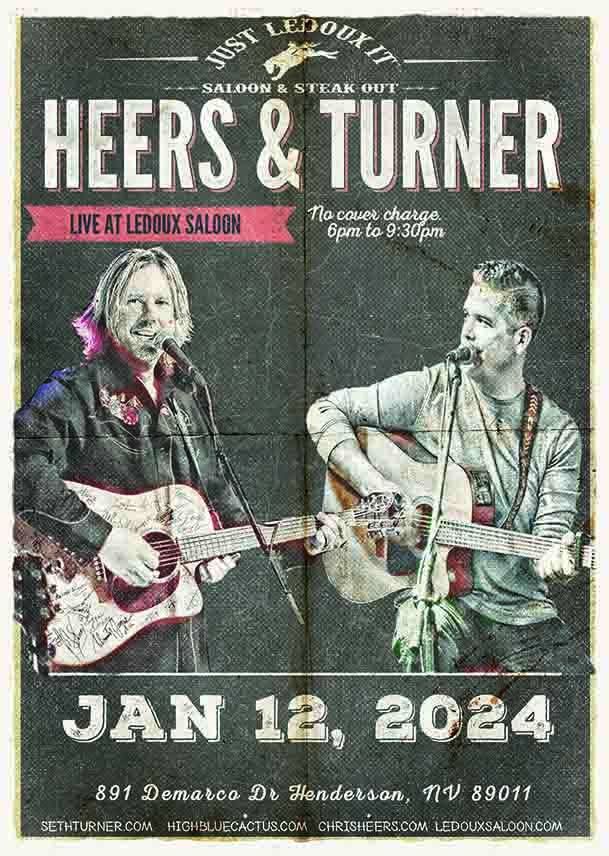 Heers & Turner live at Ledouxs, LeDoux Saloon Las Vegas, Henderson, 12 ...