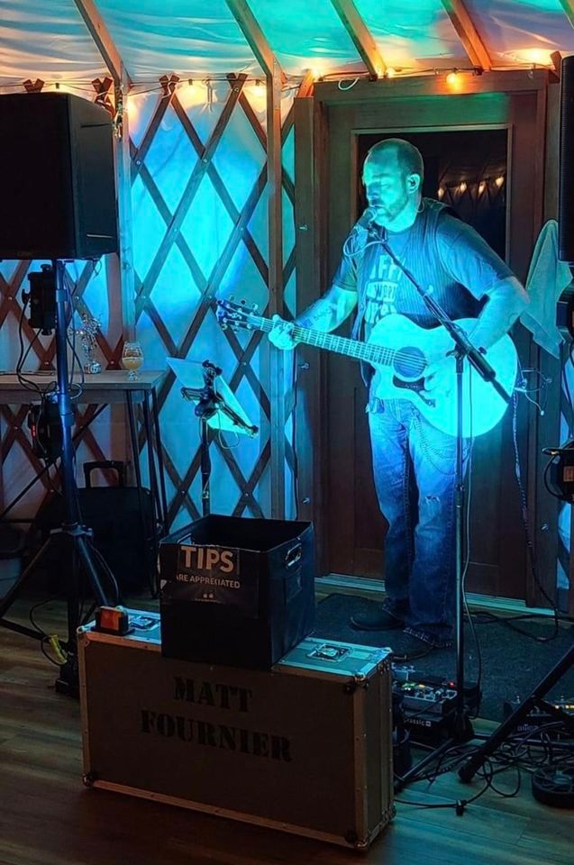 Matt Fournier at Fluvial Brewing , 860 Maple Ridge Road, Harrison, ME ...
