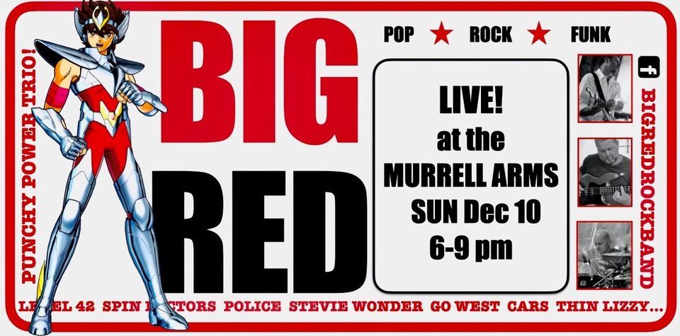 Big Red Rock Band LIVE at The Murrell!, The Murrell, Bognor Regis, 19 ...