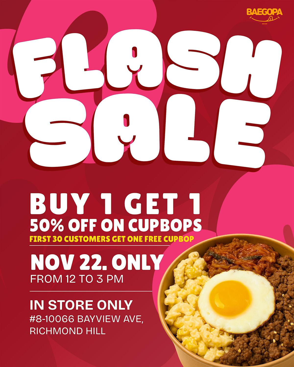 Half-Price Cupbop Day | Korean Street Food Event – Richmond Hil, 10066 ...