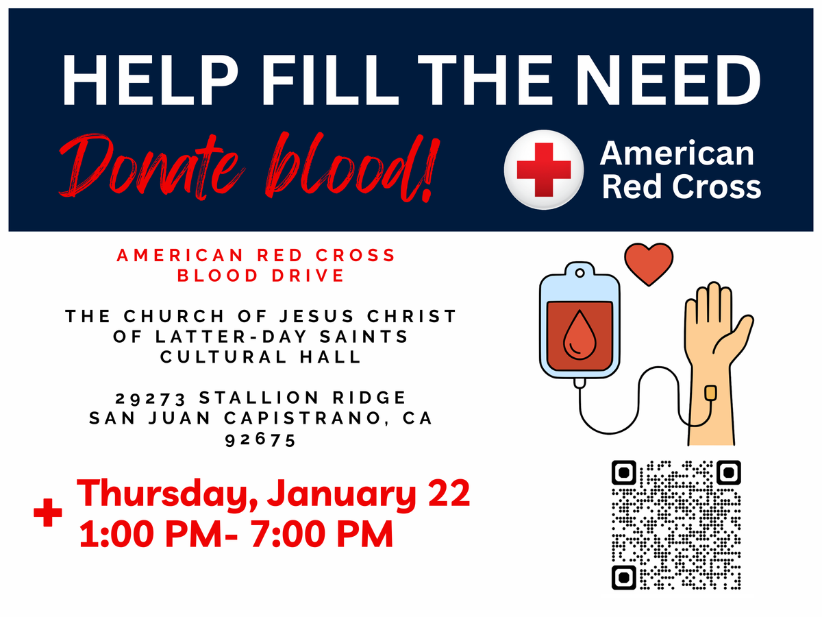 Stake Blood Drive, The Church of Jesus Christ of Latter-day Saints, San ...
