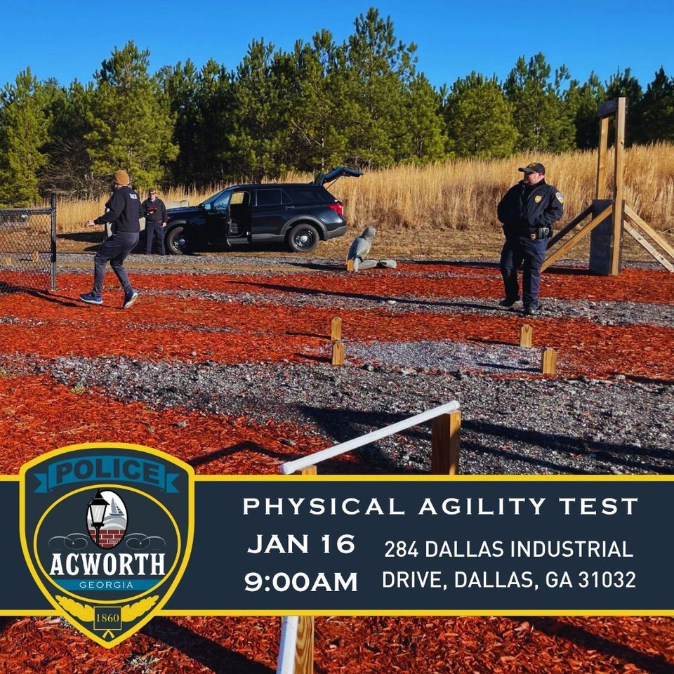 Physical Agility Test, Paulding County Sheriff's Office Training Center ...