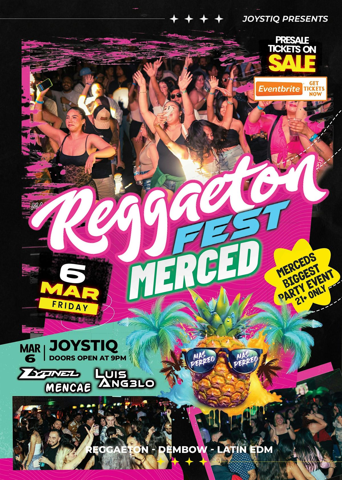 REGGAETON FEST MERCED - JOYSTIQ, JOYSTIQ, Merced, 6 March to 7 March ...