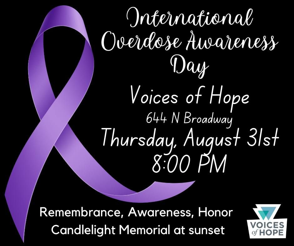 International Overdose Awareness Day Candlelight Memorial Service, 644 ...