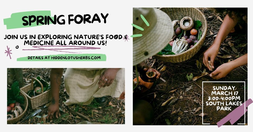 Spring Foray, South Lakes Park, Denton, March 17 2024 | AllEvents.in