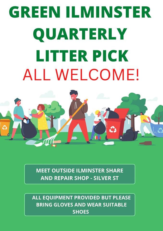 Litter Pick, 18 Silver Street, Ilminster, TA19 0, United Kingdom, Chard ...