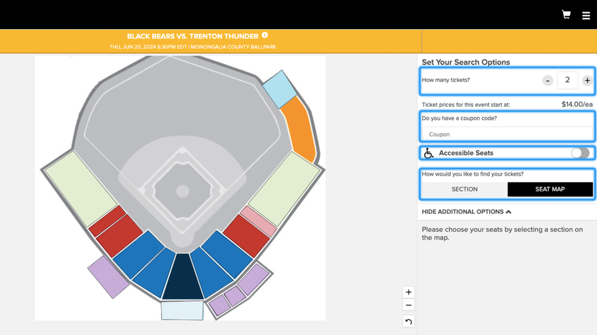 Trenton Thunder at West Virginia Black Bears at Wagener Field at ...