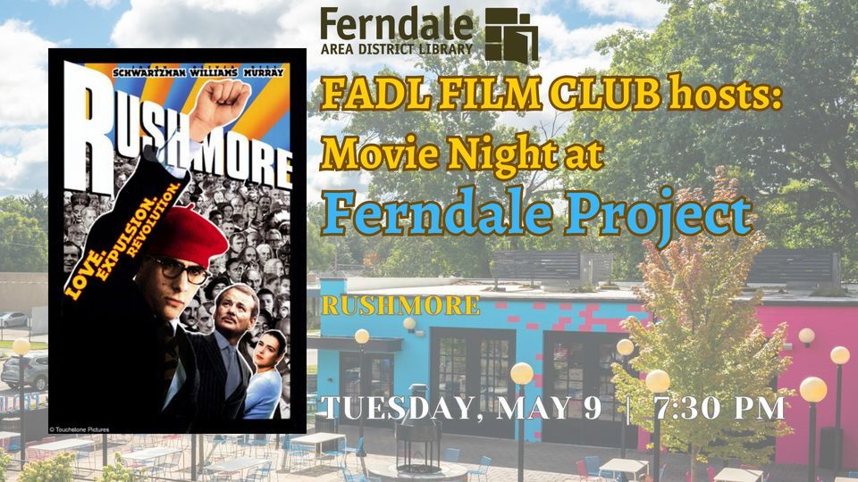 FILM CLUB: Movie Night at Ferndale Project, Ferndale Project, 9 May 2023 | AllEvents.in