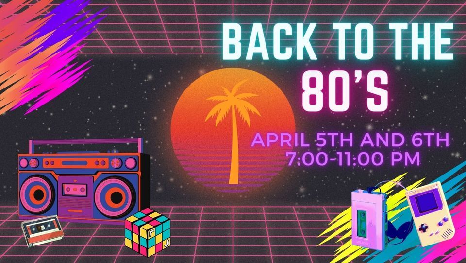 Back To The 80s, The Principal’s Office, Topeka, 5 April to 6 April ...