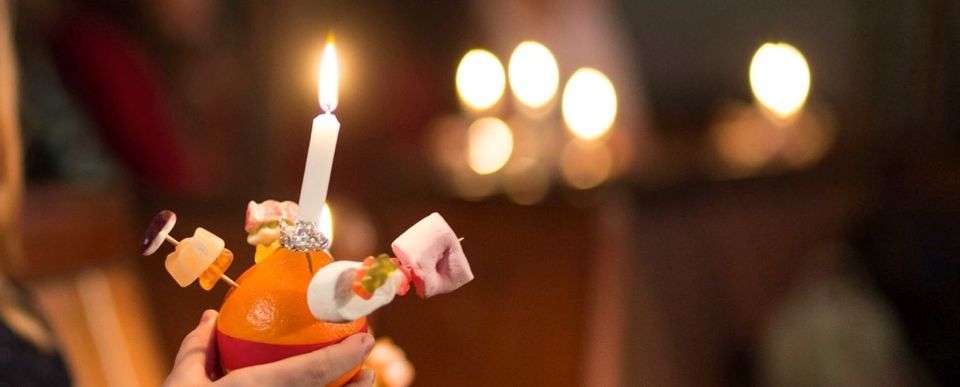 Christingle Service, Holy Trinity Church Old Hill, Dudley, 24 December ...