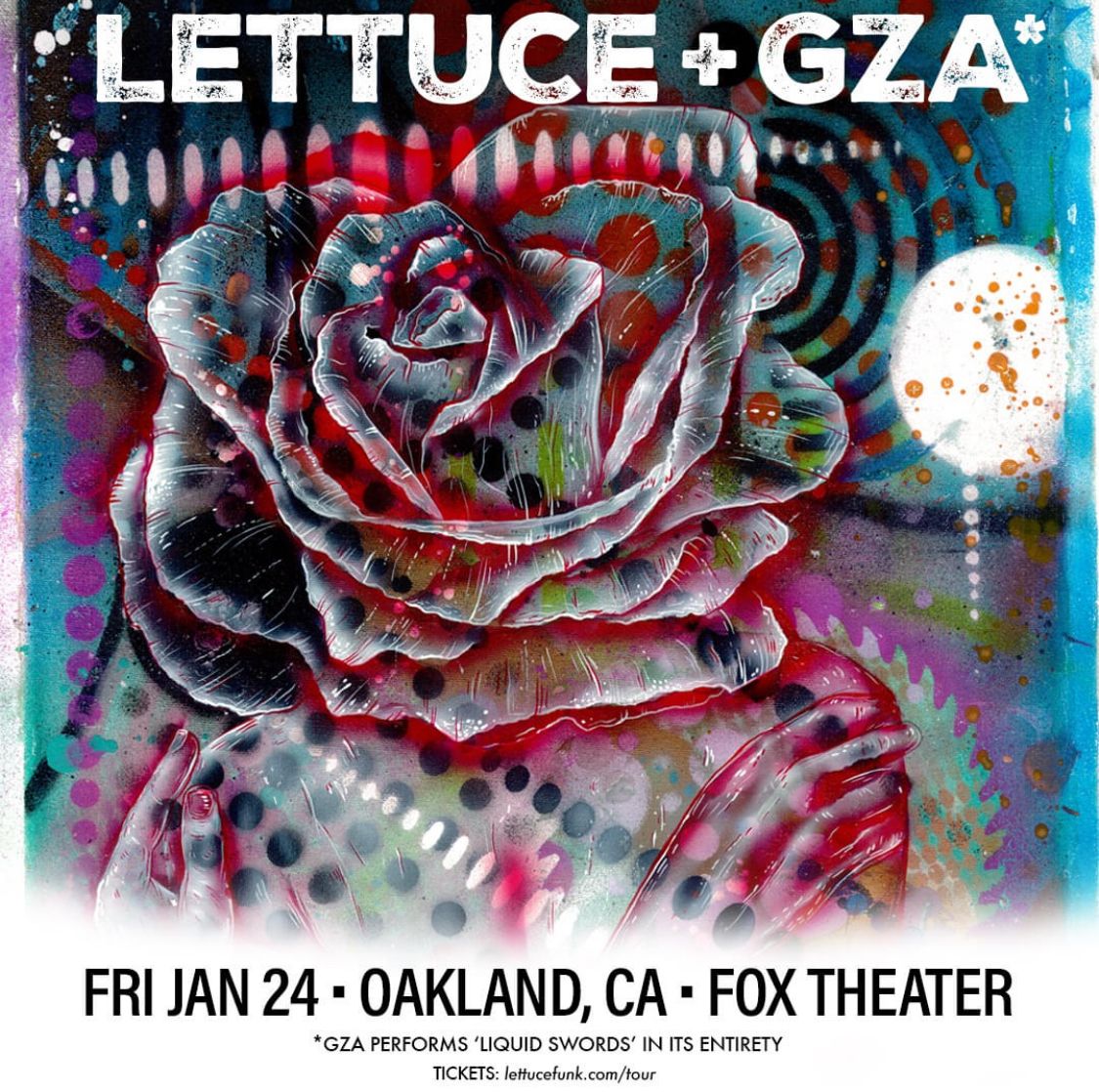 Lettuce and GZA at Fox Theater Oakland, Fox Theater Oakland, 24 January ...