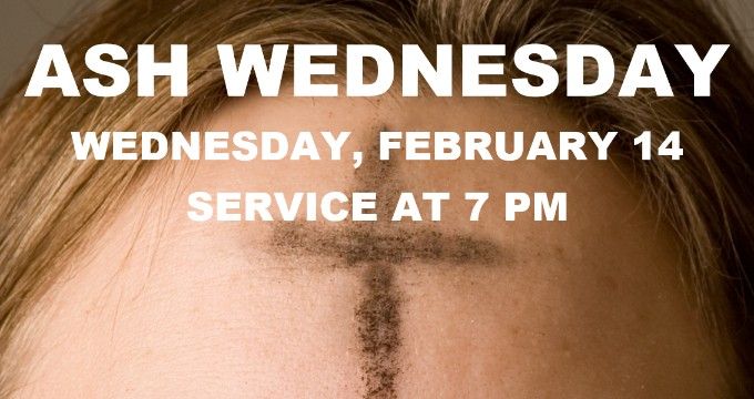 Ash Wednesday Service with Imposition of Ashes and Communion, Holy Spirit Episcopal Church, Gulf ...