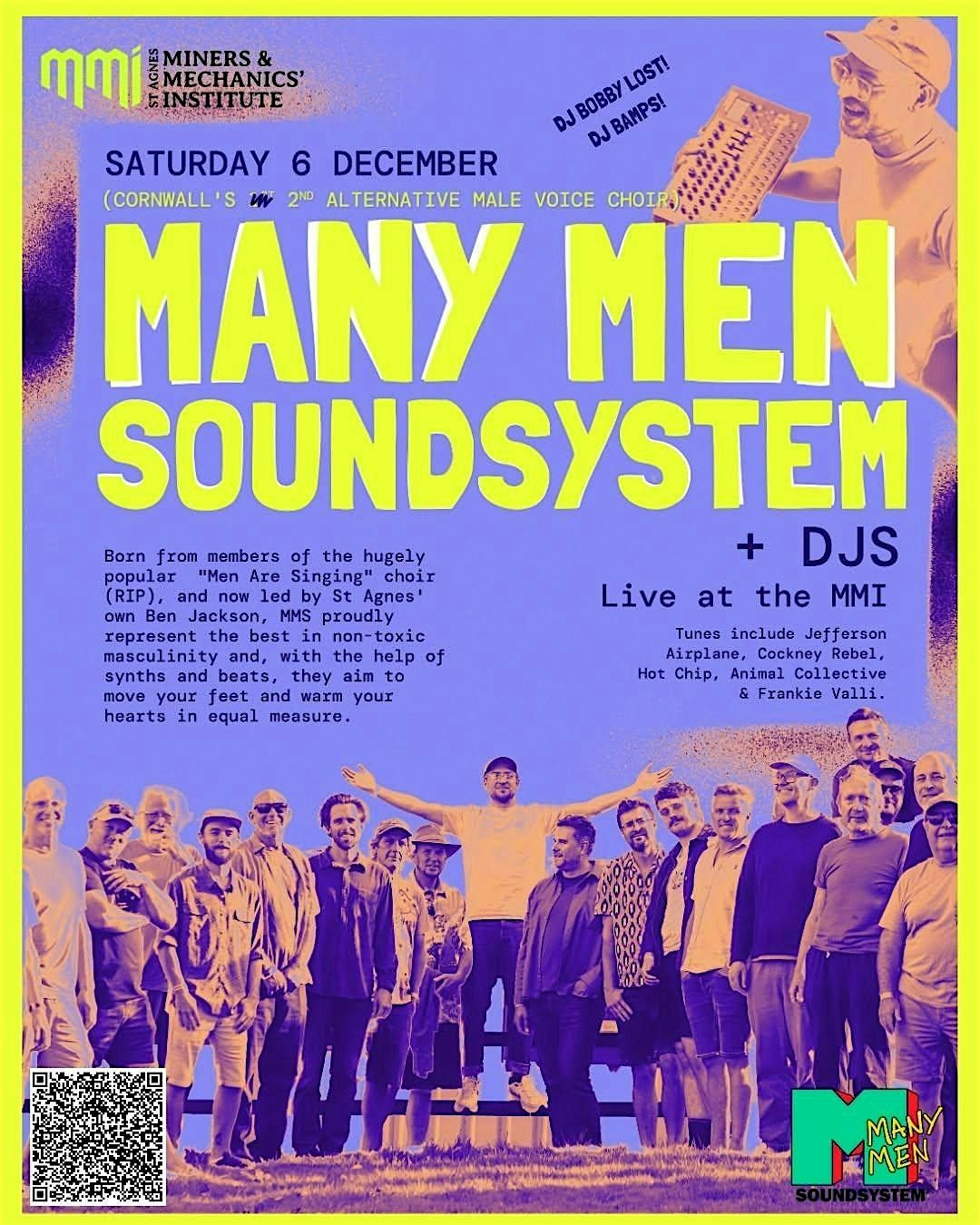 Many Men Soundsystem - an electronic male voice choir?!, St Agnes ...