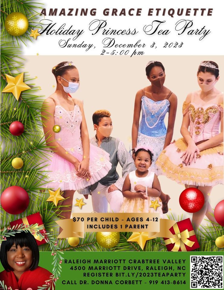 Amazing Grace Etiquette Holiday Tea Party Extravaganza, Marriott ...