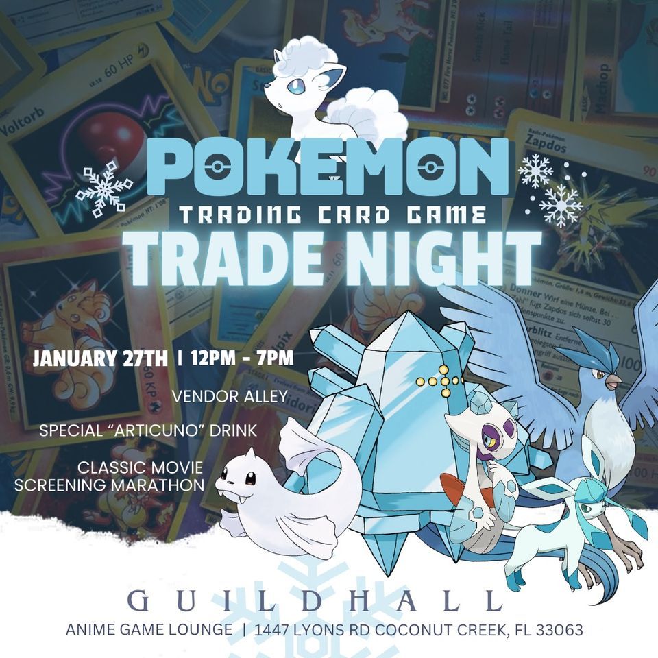 Pokémon Trade Night, Lyons Plaza, Pompano Beach, Florida, Coconut Creek ...