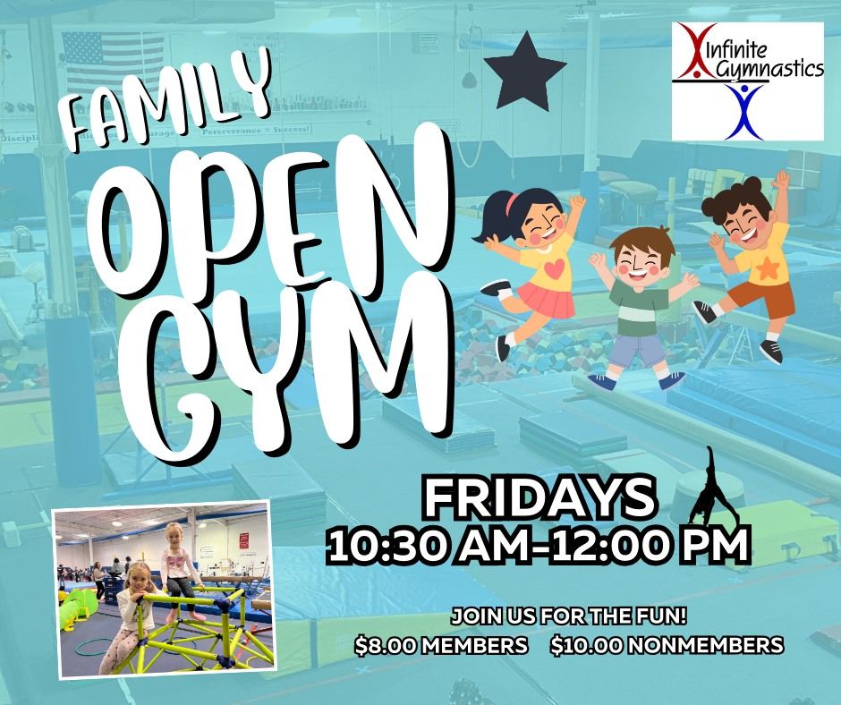 Family Friday Open Gym, Infinite Gymnastics, Brown Deer, 26 January ...