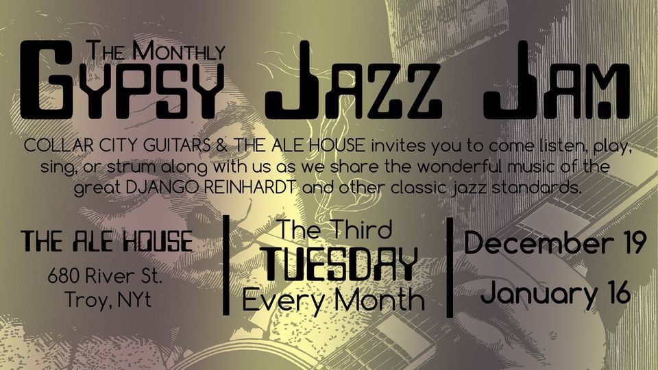 Gypsy Jazz Jam - December, Ale House, Latham, 19 December 2023 ...