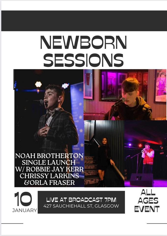 NOAH BROTHERTON SINGLE LAUNCH PLUS ROBBIE KERR JAY MALLEY ORLA FRASER ...