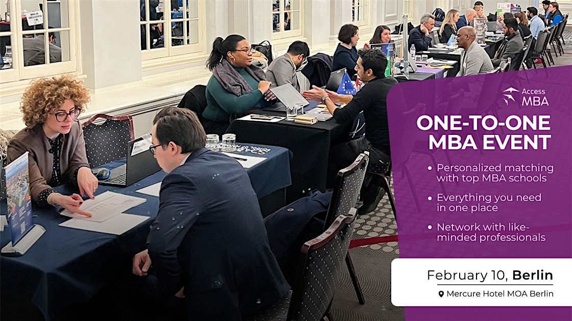 Meet The Best MBA Schools in One Place: Access MBA Berlin, Mercure ...