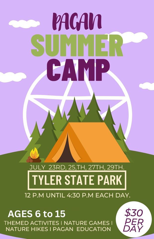 Pagan Kids Camp! , Tyler State Park, Tyler Tx, 23 July