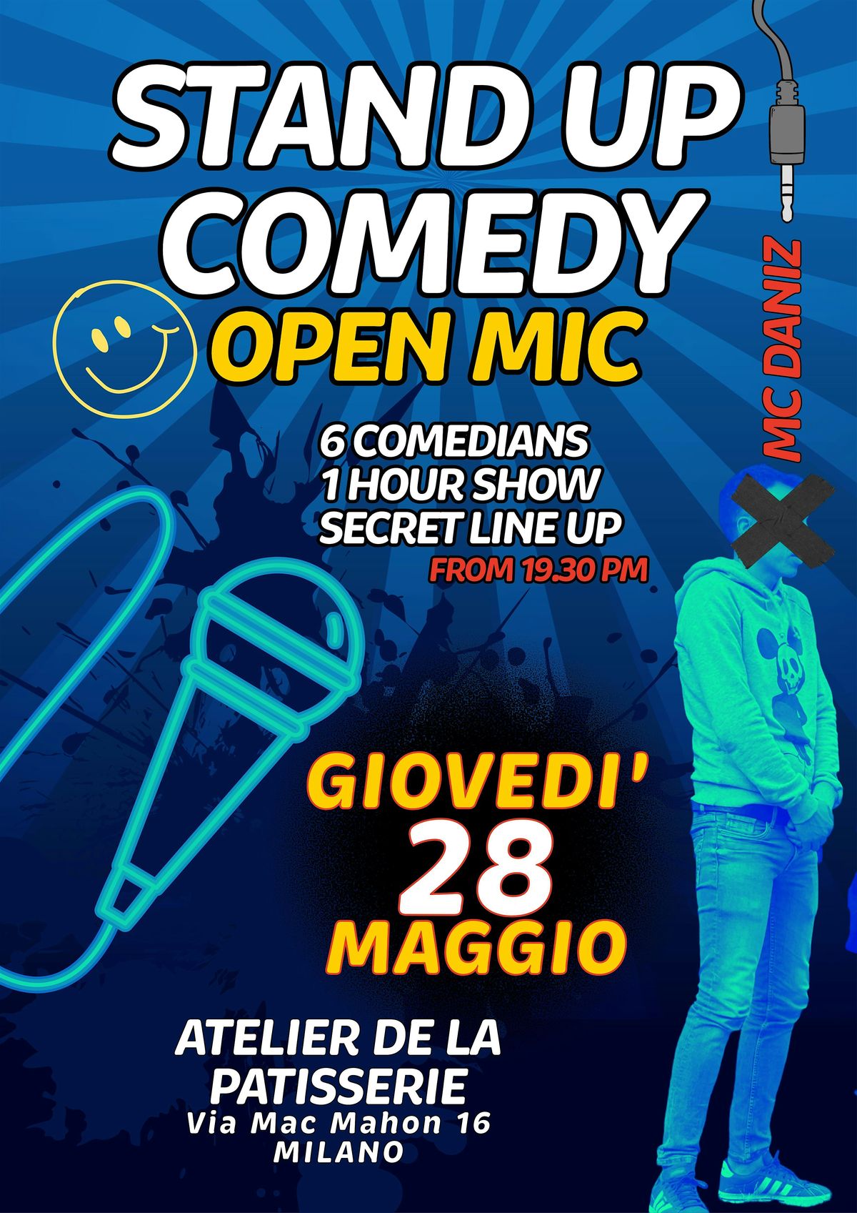 Stand up comedy Open Mic in pasticceria chic!, Atelier de la patisserie ...