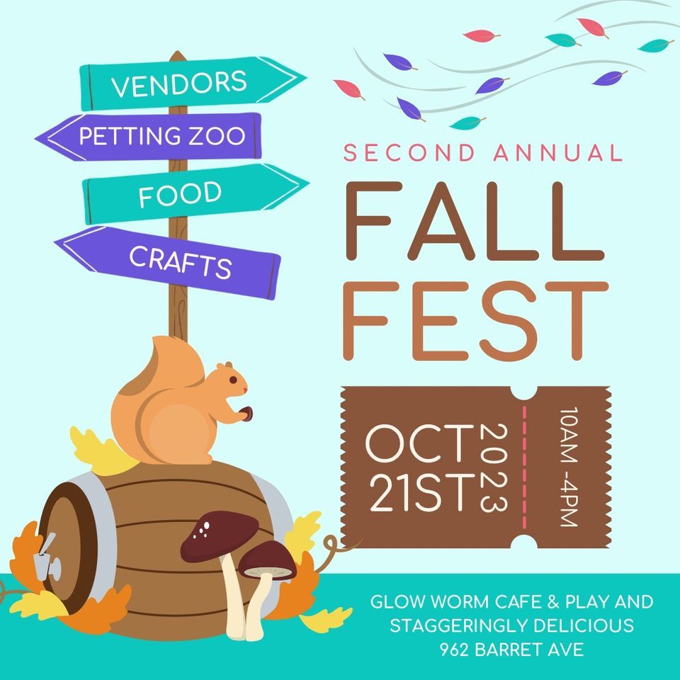 Second Annual Fall Fest at Glow Worm!, Glow Worm Cafe & Play ...