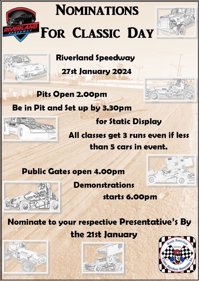 60th Riverland Speedway Anniversary Glory Days, Riverland Speedway ...