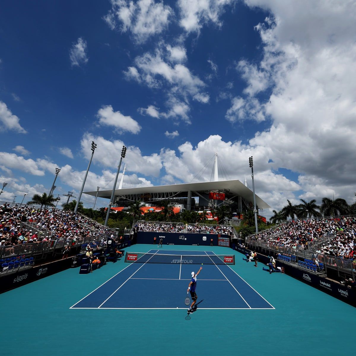 Miami Open Tennis - Grandstand Session 5 at Grandstand at Hard Rock ...