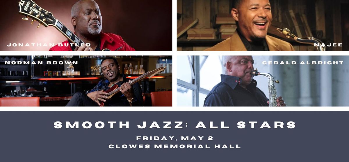 Smooth Jazz Allstars: Norman Brown Najee & Gerald Albright, Clowes ...