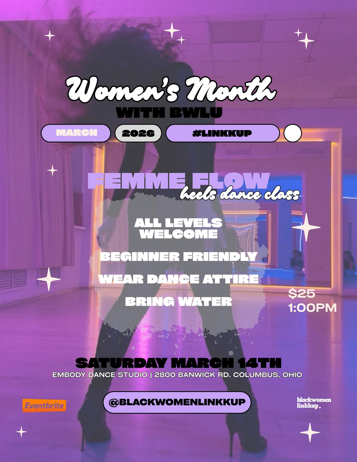 Femme Flow Heels Dance Class, Embody Dance & Creative Arts Studio ...