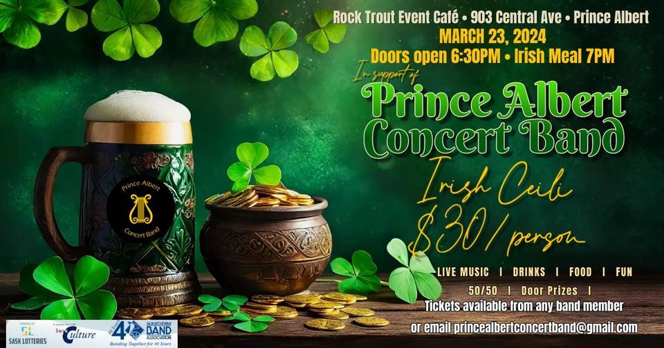 Prince Albert Concert Band Irish Pub, ROCK TROUT CAFE, Prince Albert ...