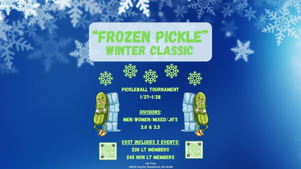 Frozen Pickle Winter Classic, Lifetime Fitness Woodstock, January 27 ...