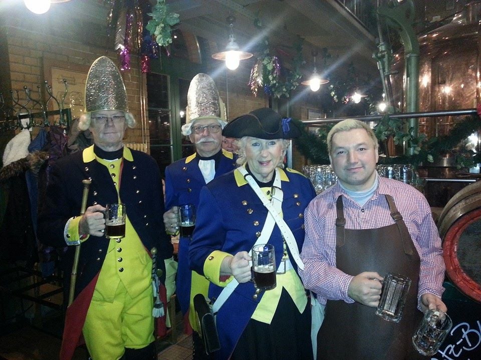 Anstich Potz-Blitz-Bier, Brauhaus in Spandau, Berlin, 4 January 2024 ...
