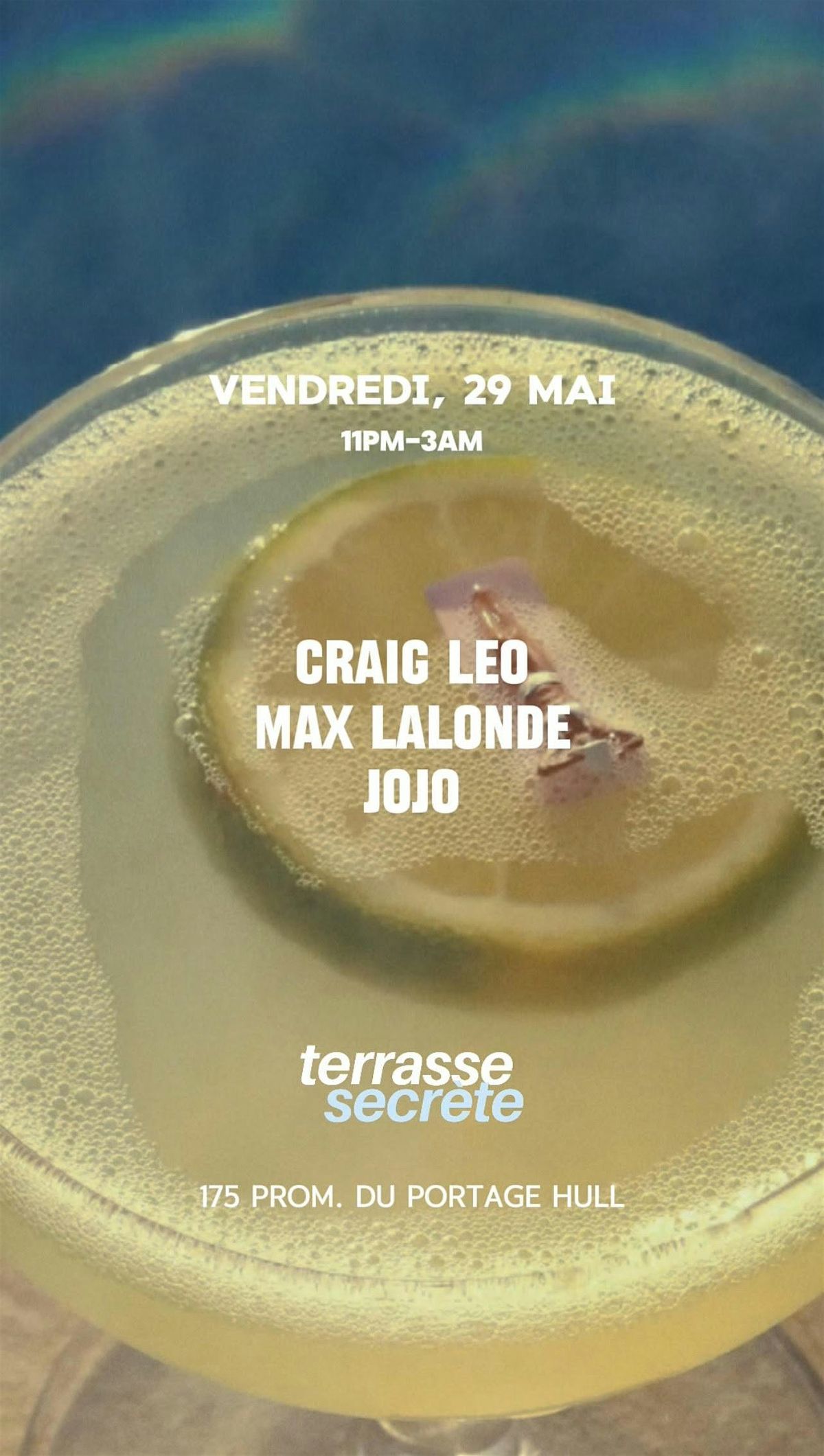 TERRASSE SECRETE, Boujie, Gatineau, 29 May to 30 May | AllEvents