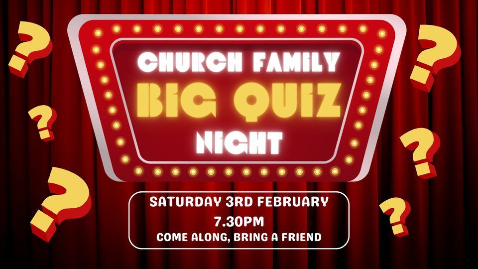 Church Family Big Quiz Night, Church Hall, Articlave, Coleraine, 3 ...