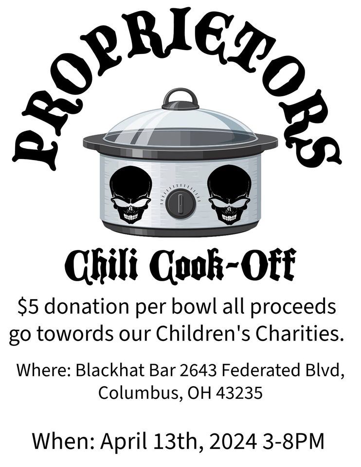 Proprietors Chili Cook-Off, Black Hat, Dublin, April 13 2024 | AllEvents.in