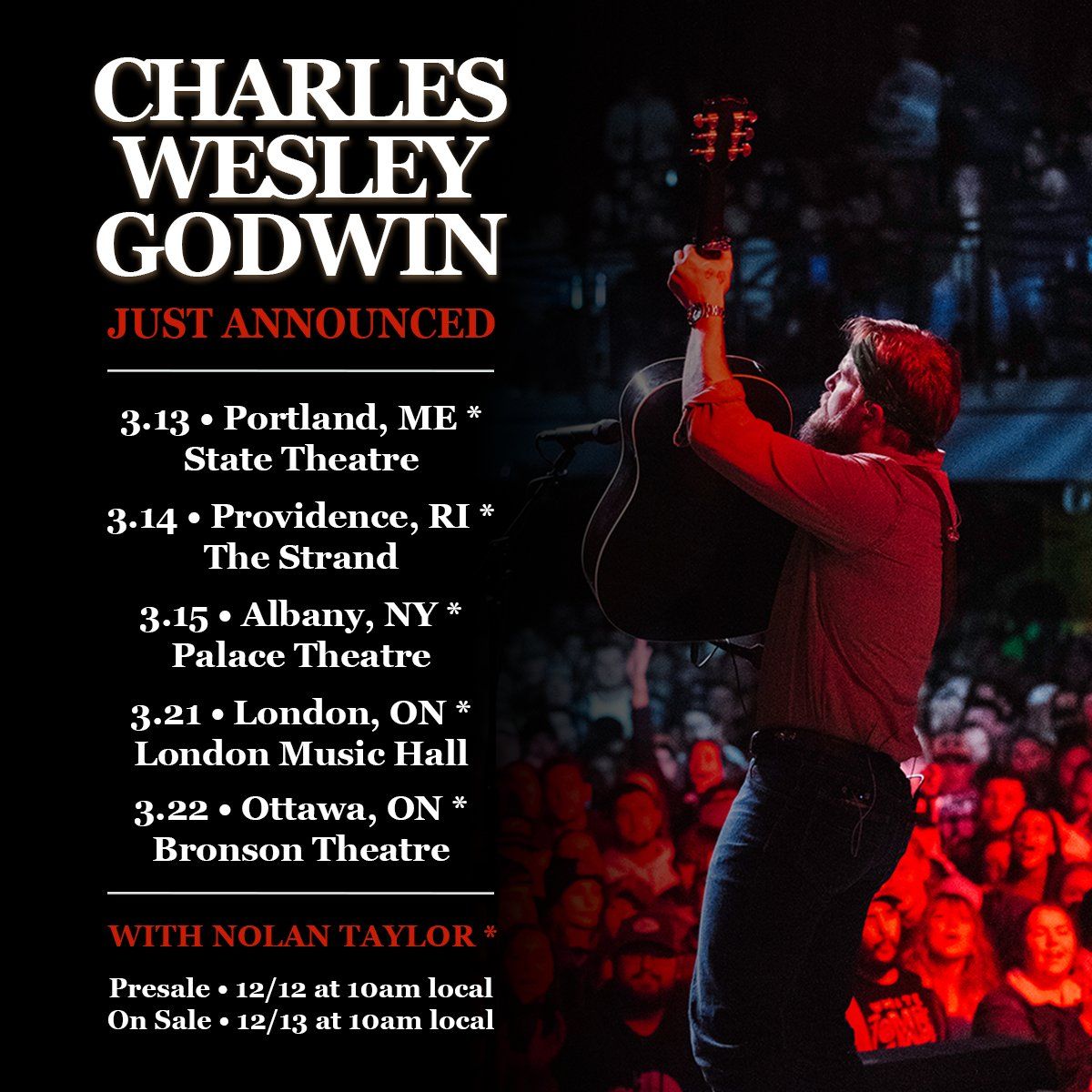 Charles Wesley Godwin at London Music Hall - Ontario, London Music Hall ...