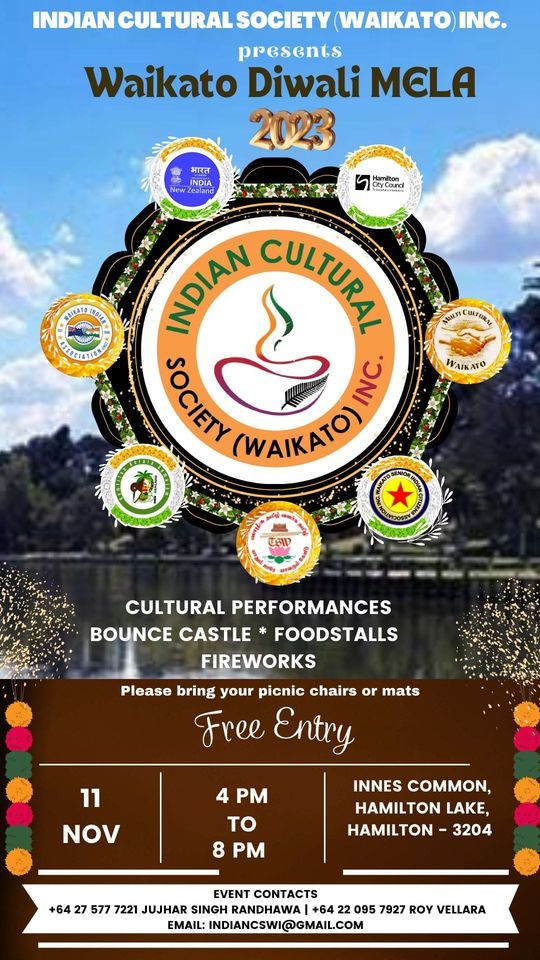 Waikato Diwali Mela 2023, Innes Common, Hamilton Lake, 11 November 2023 ...