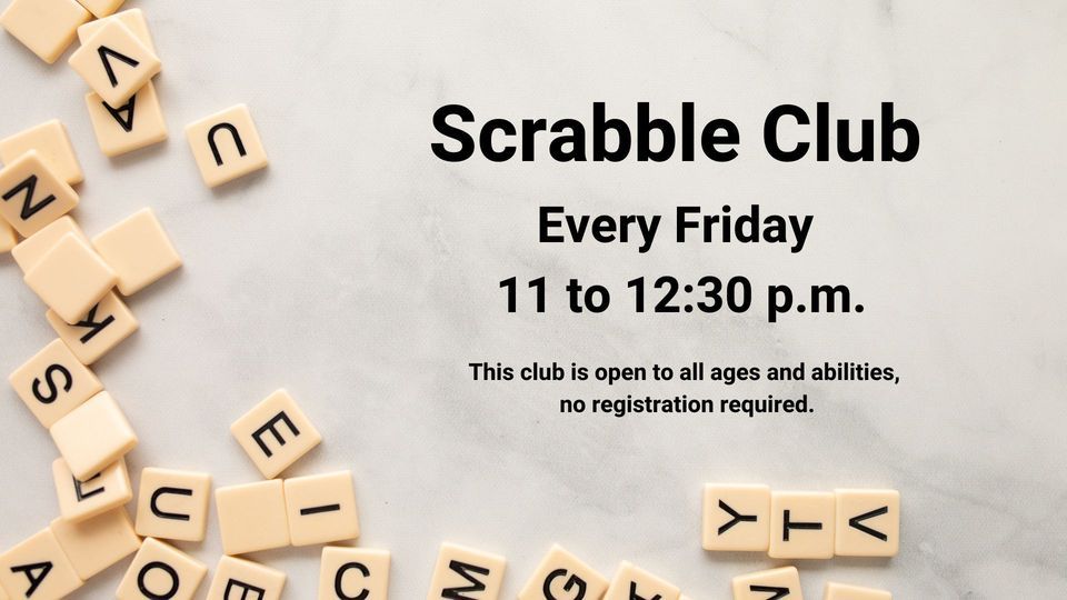 New Scrabble Club!, Waterford Public Library, CT, January 5 2024 ...