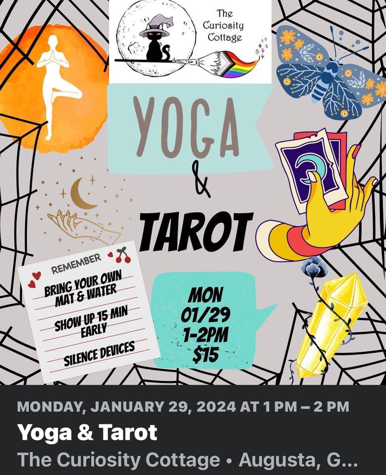Afternoon Yoga & Tarot, 229 Fury's Ferry Road #115, Augusta, GA, 29 January 2024 | AllEvents.in