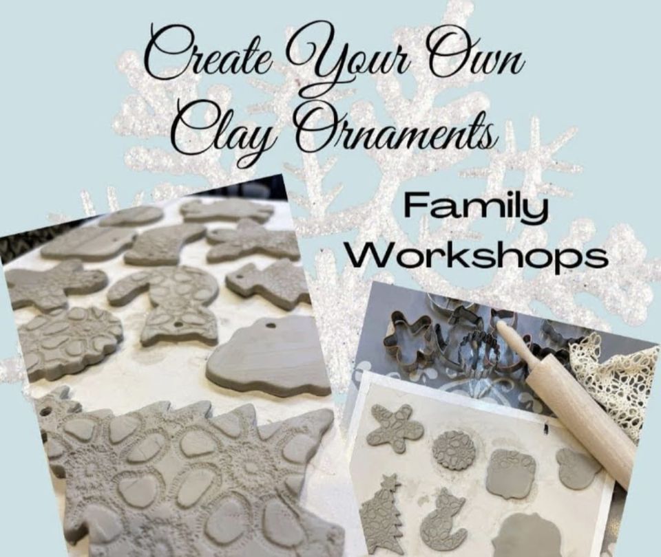 family clay ornament workshop, Create-A-Palooza, Carlisle, December 6 ...
