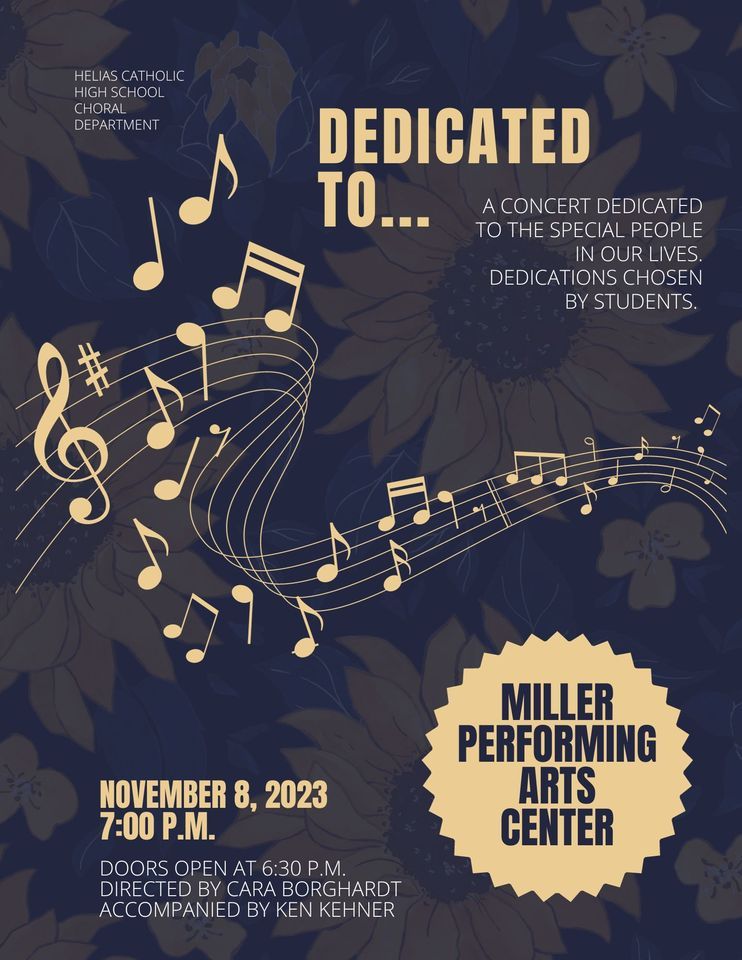 Helias Catholic Vocal Music Concert, Etta & Joseph Miller Performing ...