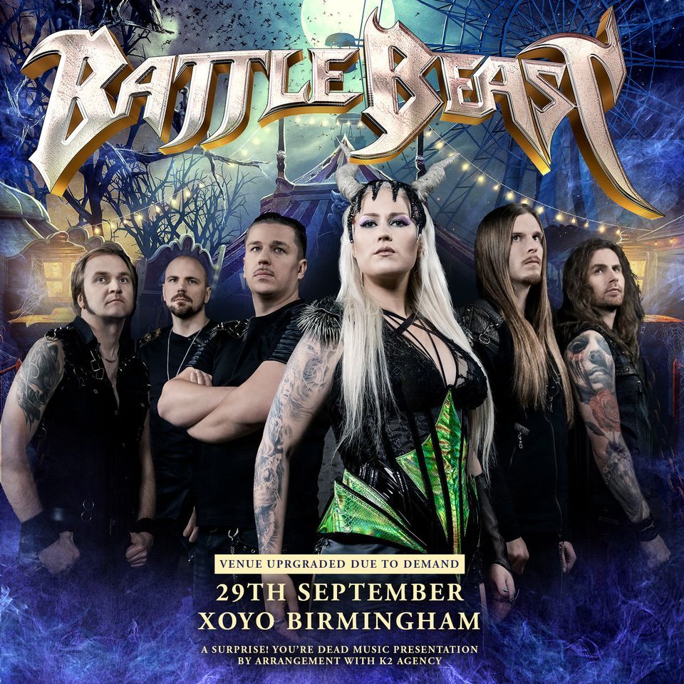 Battle Beast | Birmingham RESCHEDULED DATE, XOYO Birmingham, 29 ...