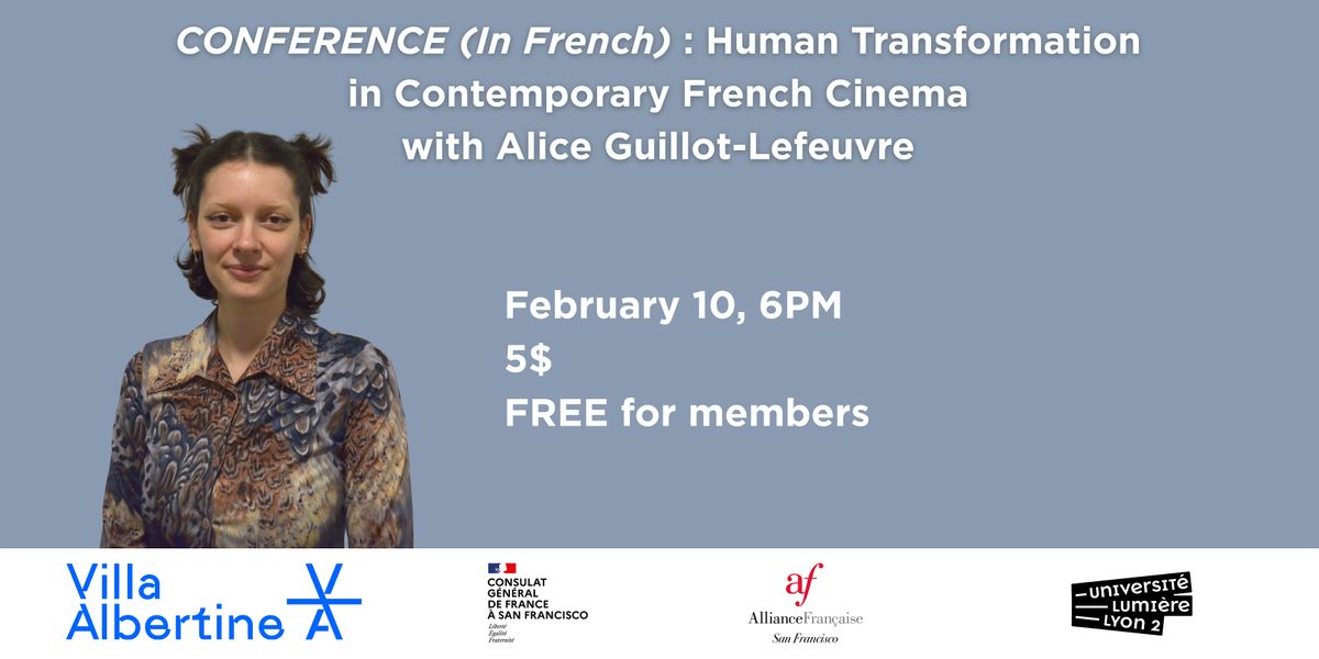 CONFERENCE: Human Transformation in Contemporary French Cinema with ...