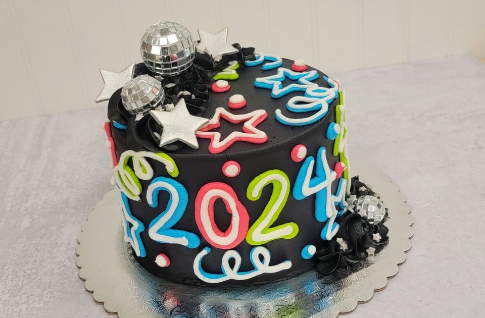 New Year Party Cake Class, ele Cake Company, West Carrollton, 30 ...