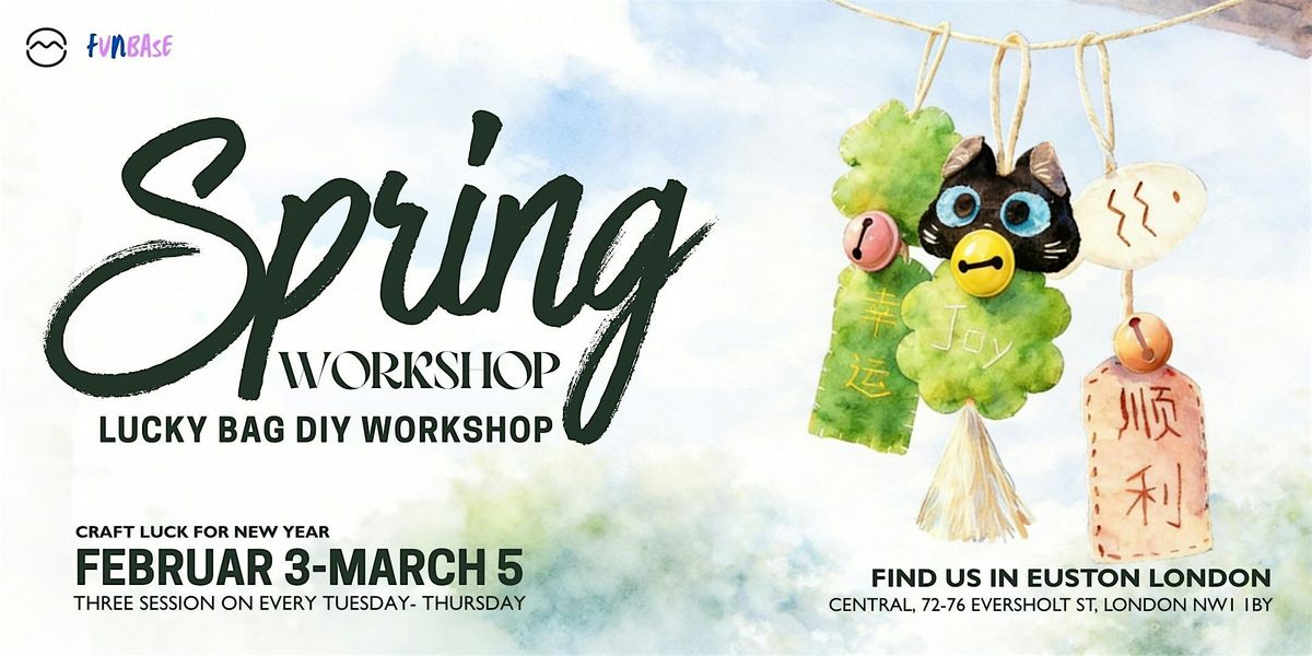 New Year Lucky Bag DIY Workshop ️ with FREE Matcha Drink, Matcha Mochi ...