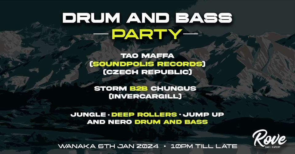 Tao Maffa ft Storm B2B Chungus, Rove Bar and Eatery, Queenstown, 6 ...