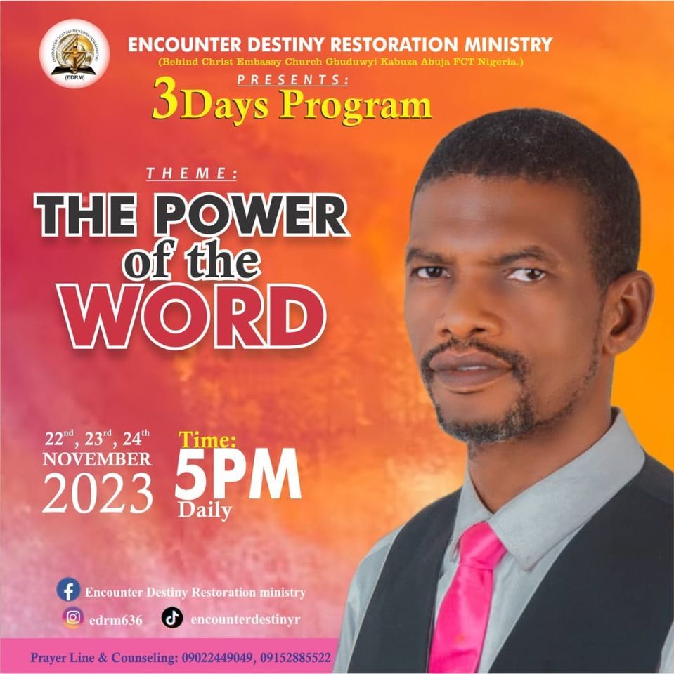 Battle field of destiny restoration , Fct ,abuja, 29 January 2024 ...