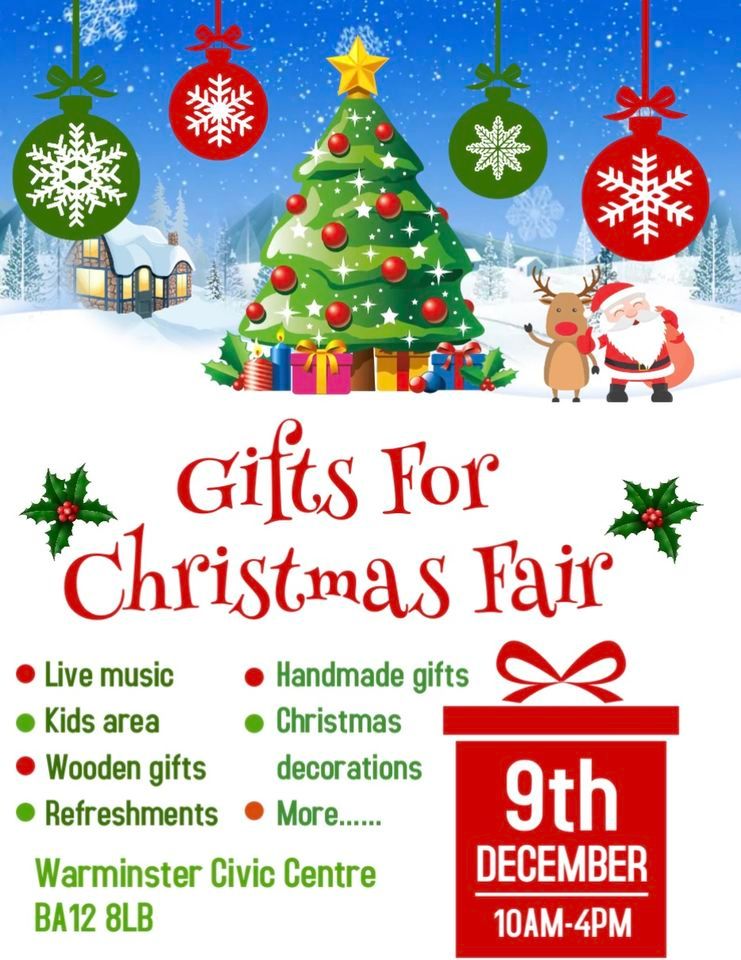Gifts For Christmas Fair , Warminster Civic Centre, 9 December 2023 ...