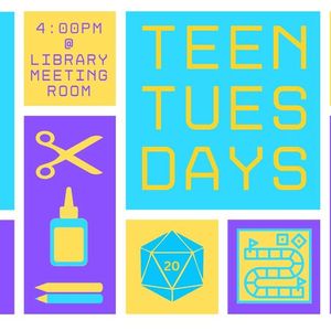 Teen Tuesdays, Tuttle Public Library, December 5 2023 | AllEvents.in